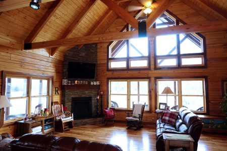 Riley D-Log Cabin designed by Honest Abe from Customer Concept