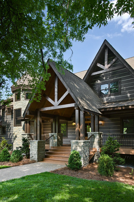 Foster Custom Log Home - Honest Abe Log Homes & Cabins