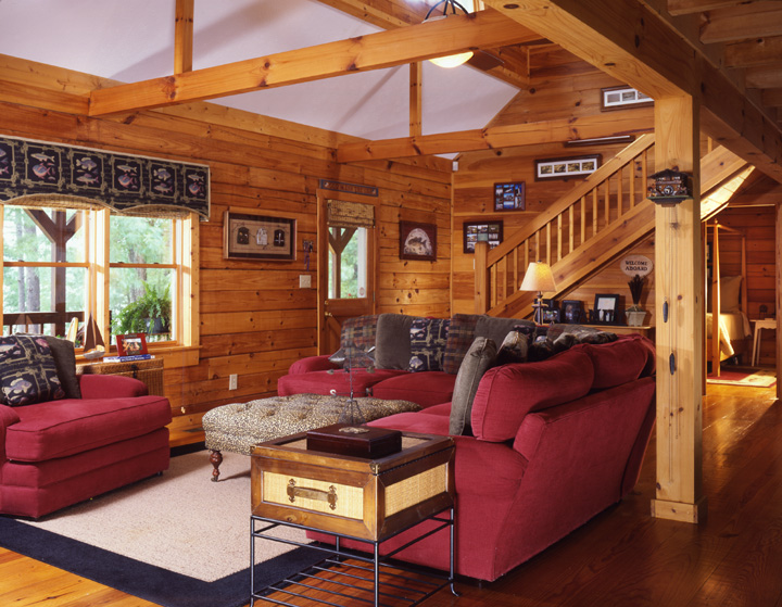 D Log Custom Home - Honest Abe Log Homes & Cabins