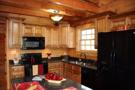 Modified Highlander Floor Plan Photos by Honest Abe Log Homes