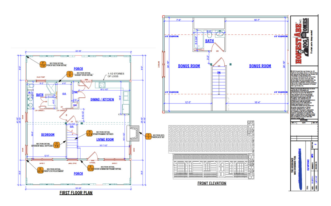 Square Log Floor Plan Evokes 19th Century Cabin with 21st Century Style ...