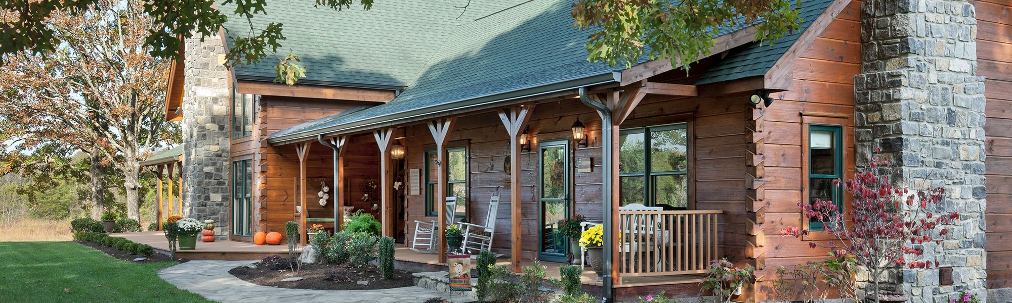 Square Log Pictures | Honest Abe Log Homes