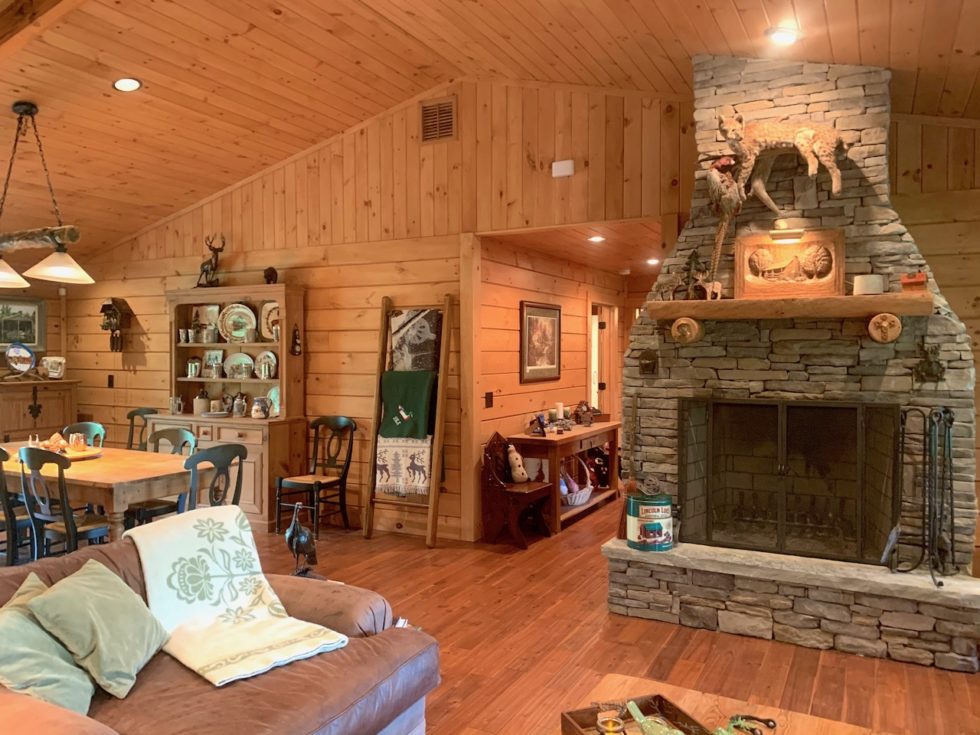 Planning a Log Home Fireplace - Honest Abe Log Homes & Cabins